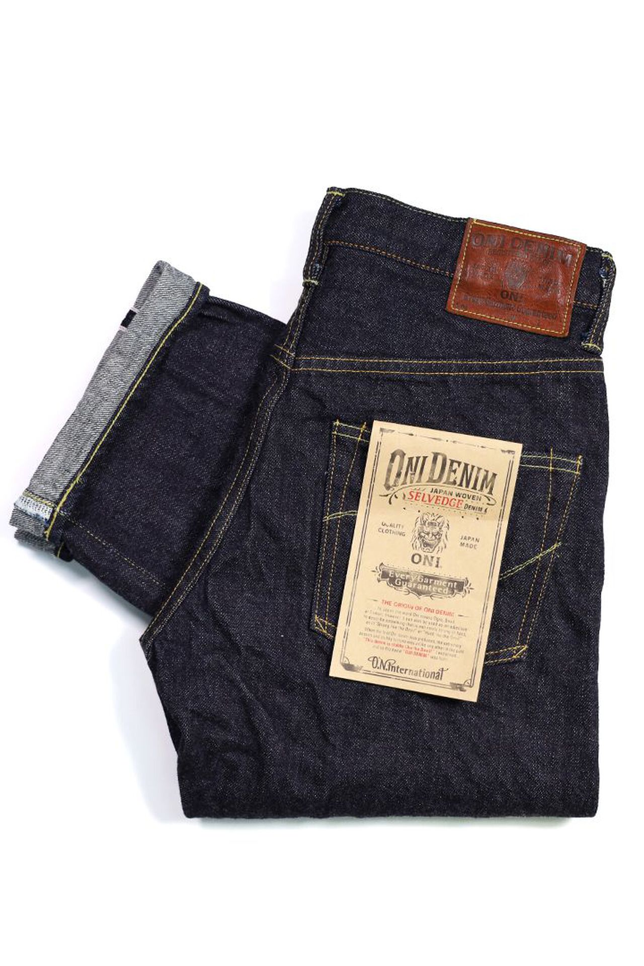 DENIMIO | ONI-266 15oz Denim Relax Straight