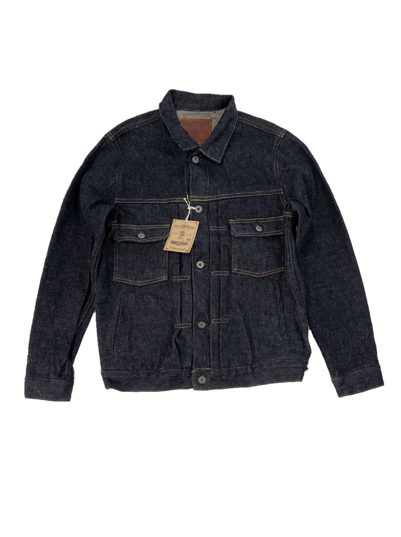 ONI-02516P-DIZR 20oz Dark Secret Denim 2nd Type Jacket