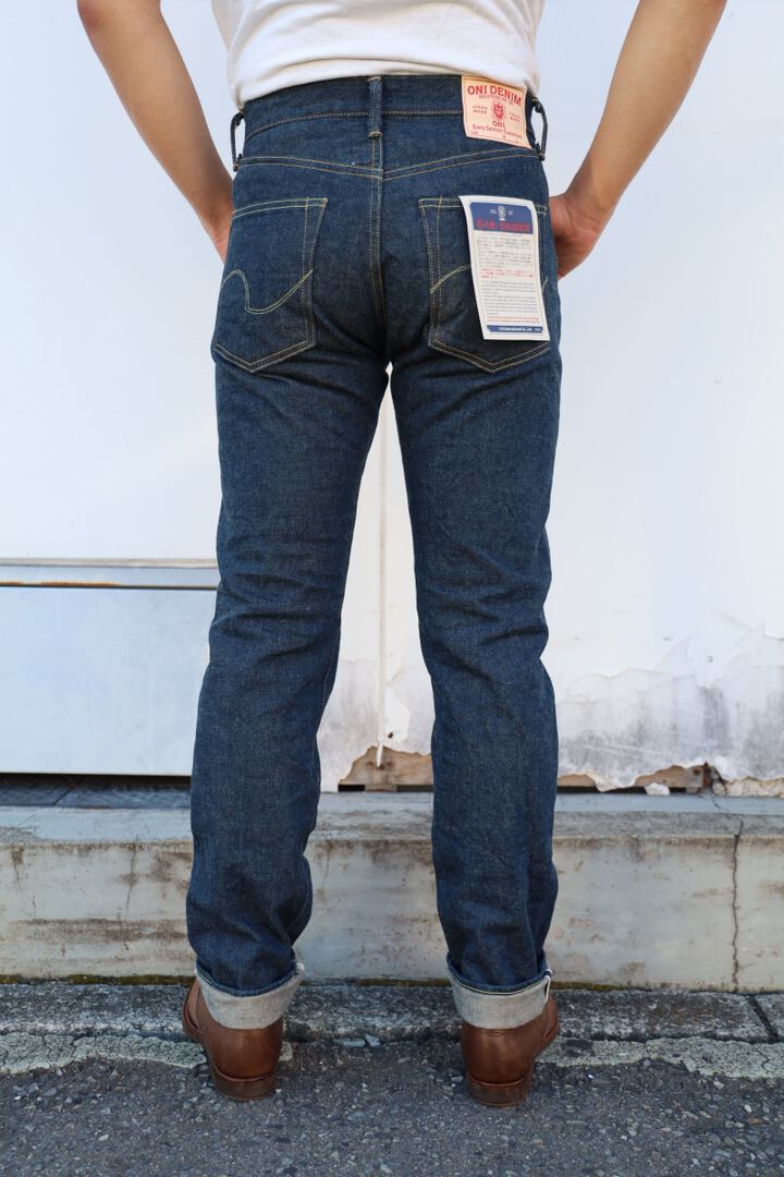 ONI-246-Ishikawadai 15oz Ishikawa-dai Denim Neat Straight