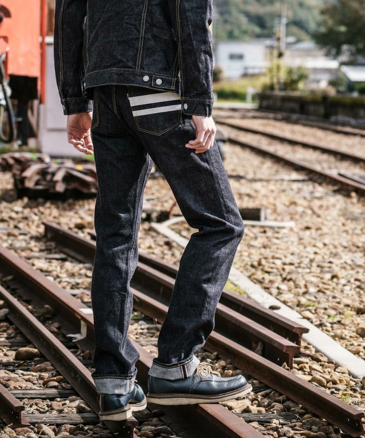Going to Battle Label 0205SP 15.7oz Slim fit straight