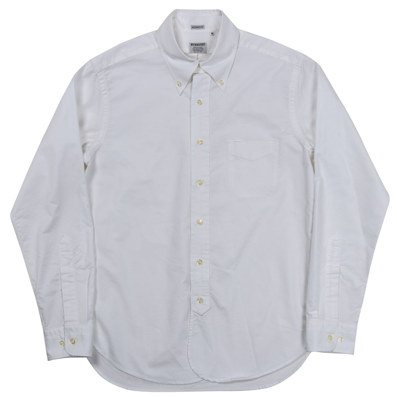 WORKERS | WKSMODBDSHTWHTO 5.5oz Modified BD Supima Oxford(WHITE)