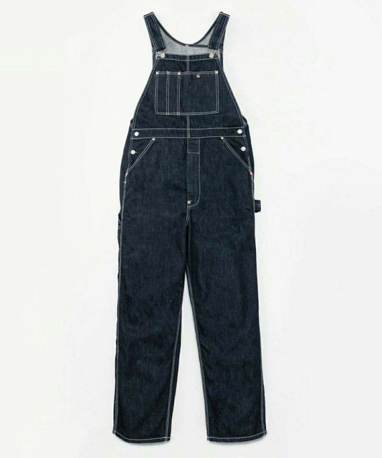 DENIMIO | MZPT5001 12OZ "GOING TO BATTLE LABEL" DENIM OVERALLS