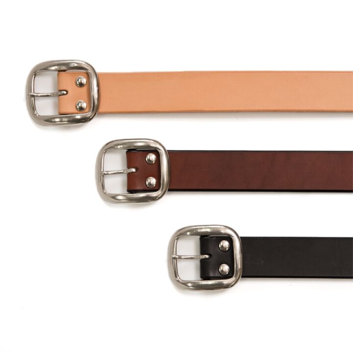 Studio D'Artisan B-81 Benz leather belt (Brown)