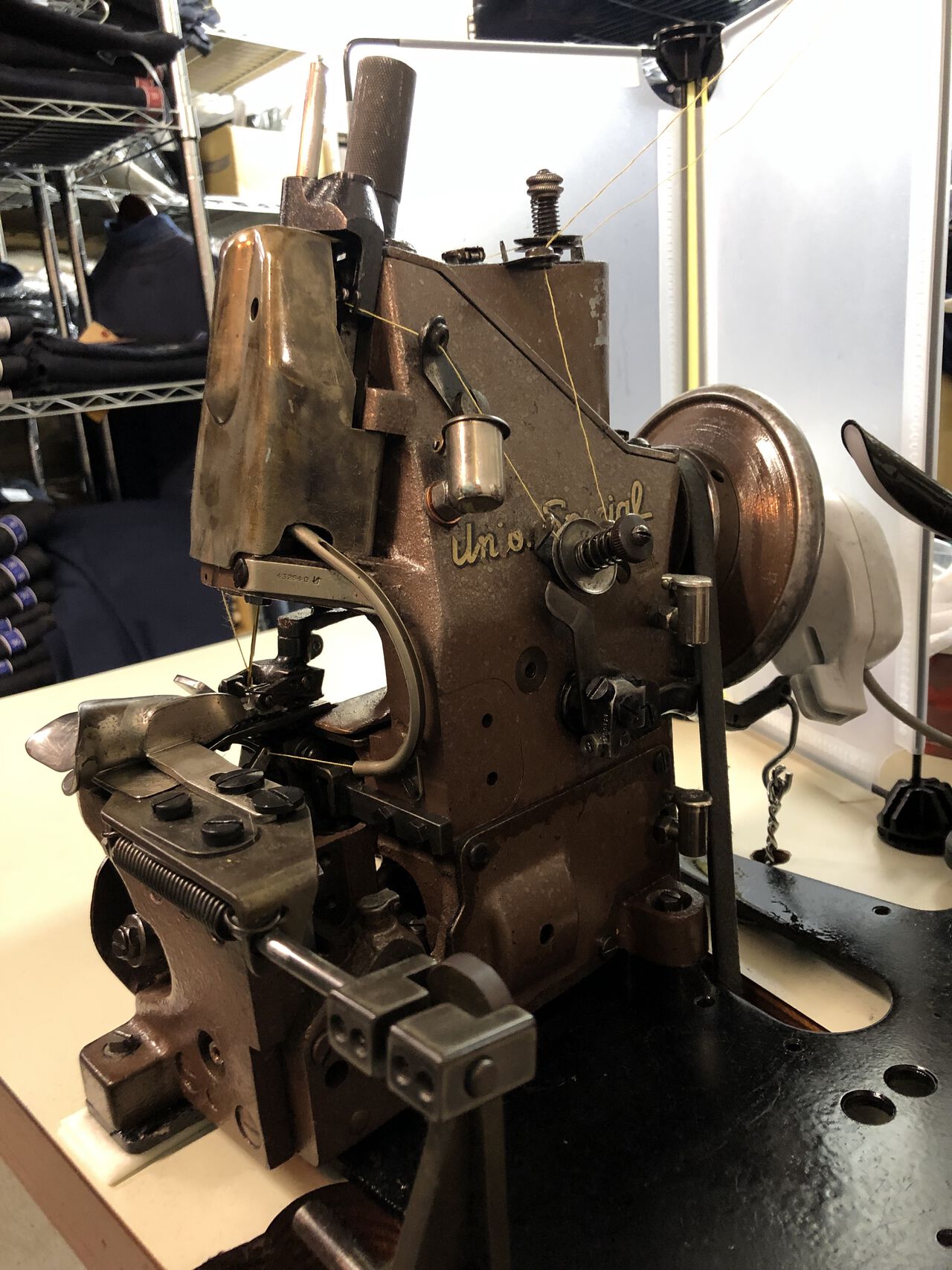 Chain stitch hemming