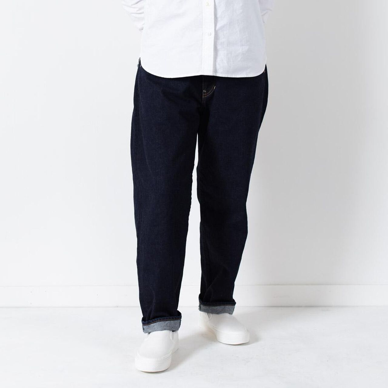 DENIMIO | 72890 Wide loose full length pants OW-S