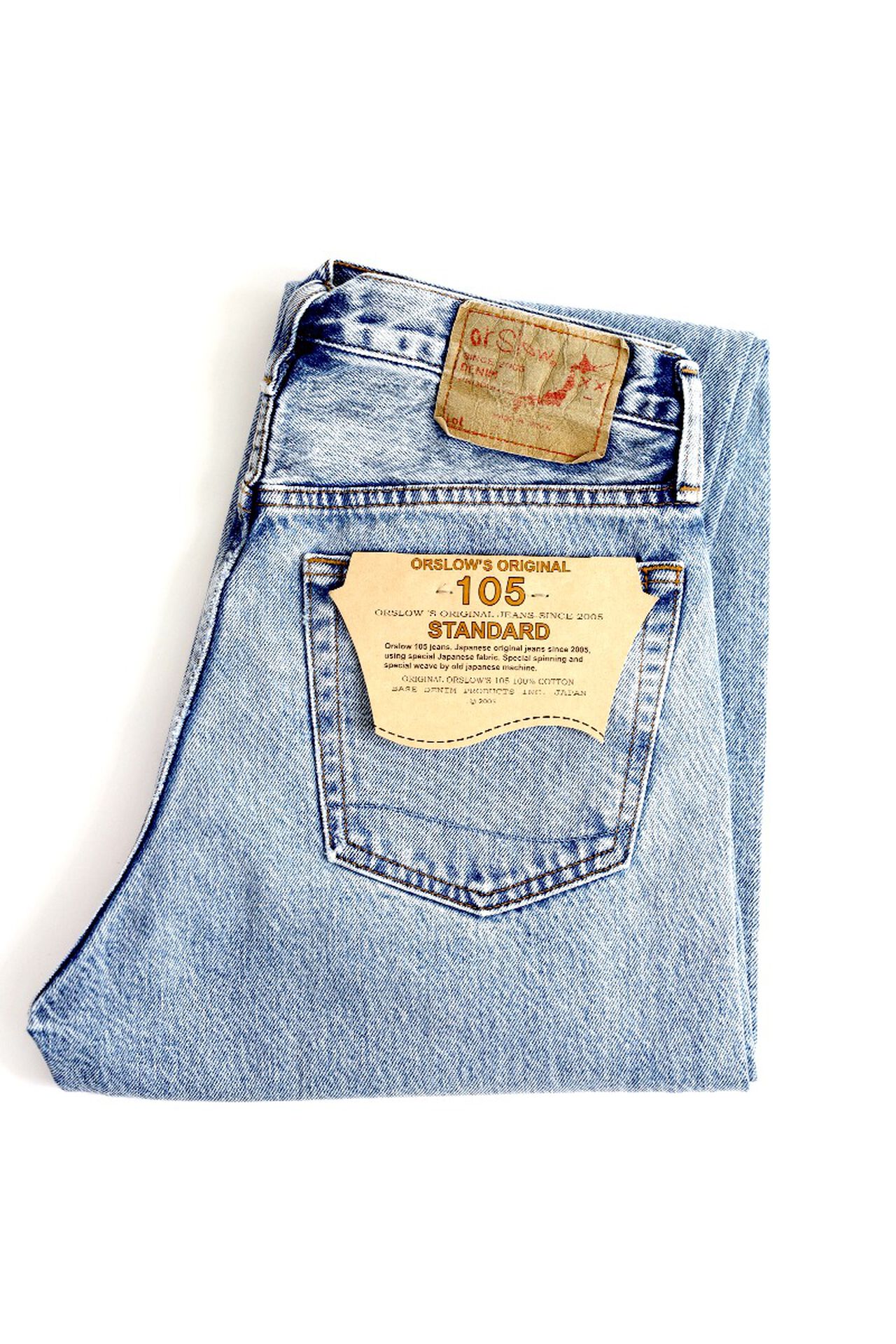 01-1050W-99 90S STANDARD DENIM 105 SKY BLUE