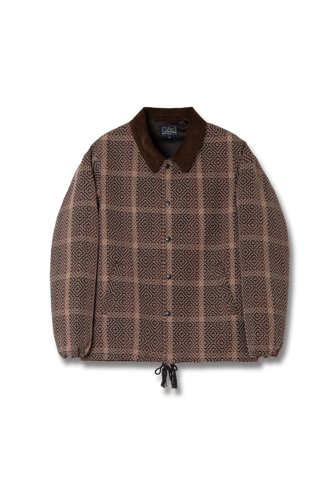 DENIMIO | 4618 Kakishibu Noragi Sashiko Coach Jacket