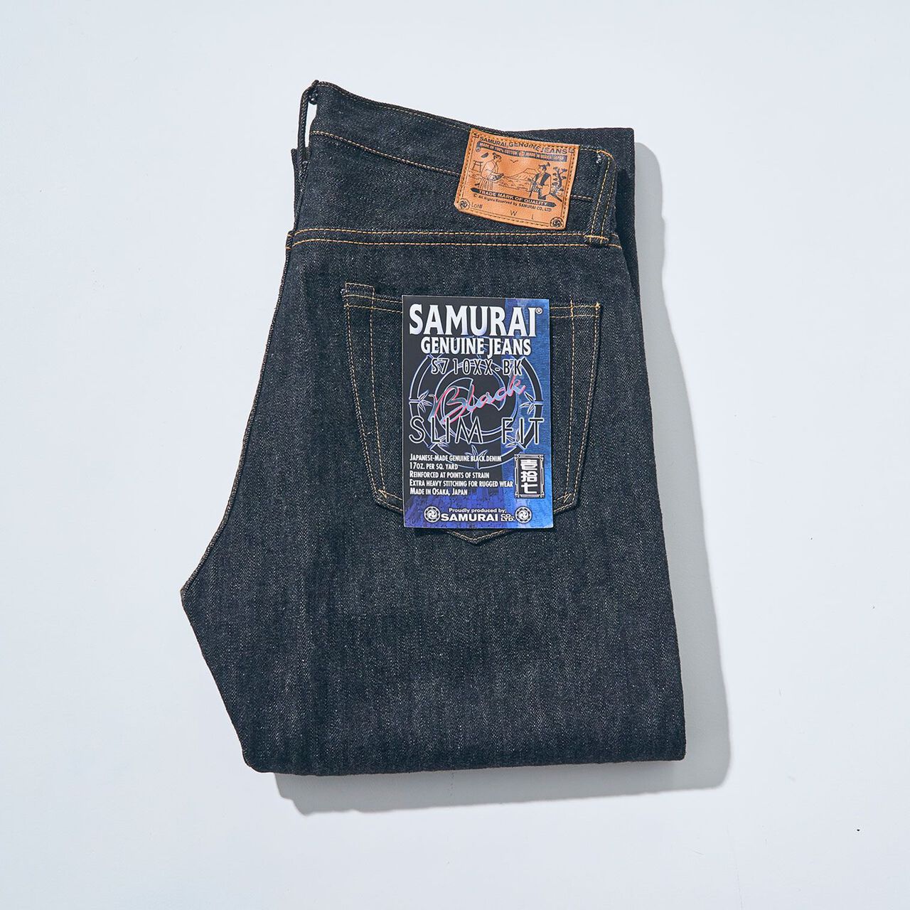 DENIMIO | S710XX 17oz "Zero" S710XX BLACK Model Tight Straight