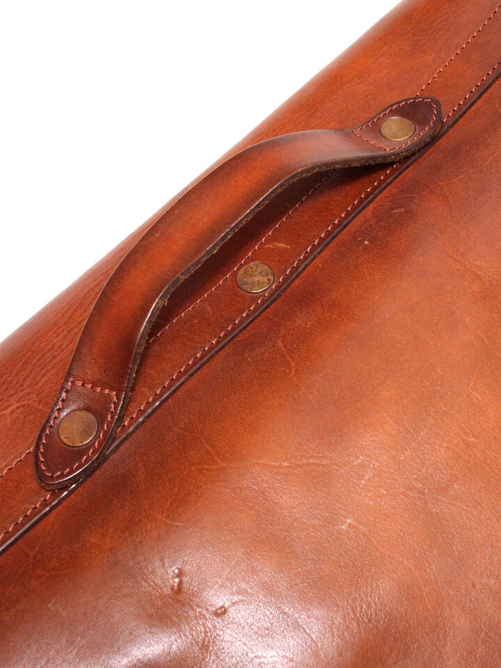 VASCO VS-248L LEATHER POSTMAN SHOULDER BAG (TYPE-1) CAMEL