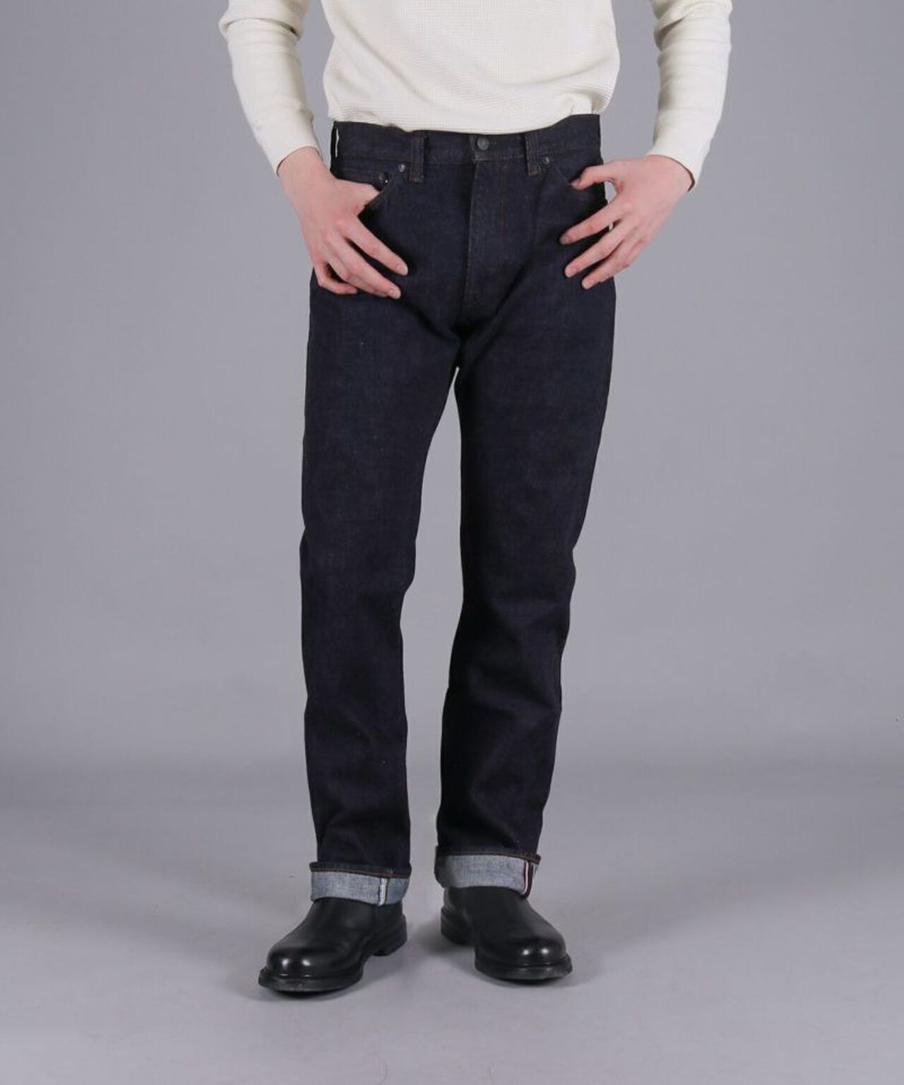 DENIMIO | MXJE1107 15.7oz DEEP INDIGO DENIM NARROW TAPERED