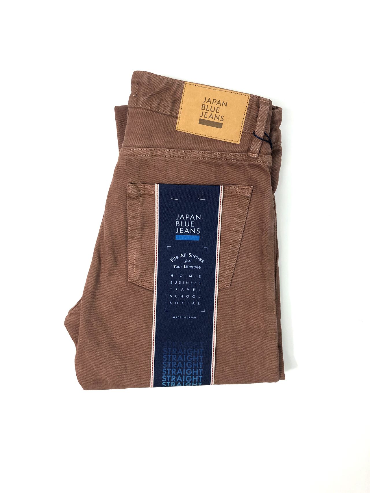DENIMIO | JBAG1370 13.5oz Selvedge ID KAKISHIBU Garment dye STRAIGHT