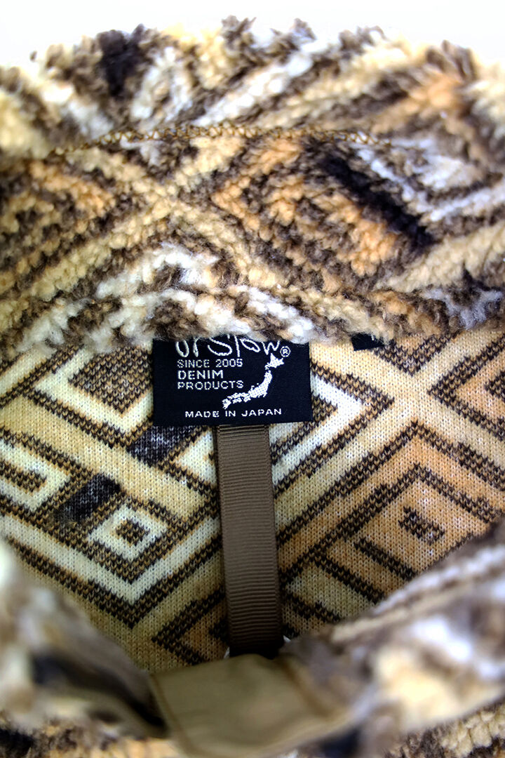 DENIMIO | AFRICAN PATTERN BOA FLEECE JACKET (UNISEX) 03-6018-ARⓂ